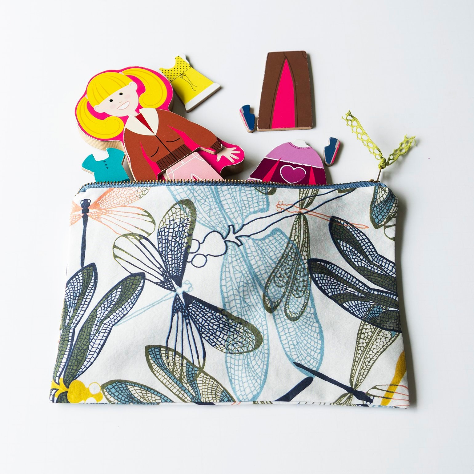 7 minute DIY Zipper Bag - Elizabeth Made This