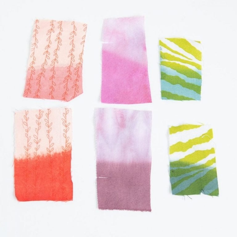 How to rescue boring projects by overdyeing fabric - Elizabeth Made This